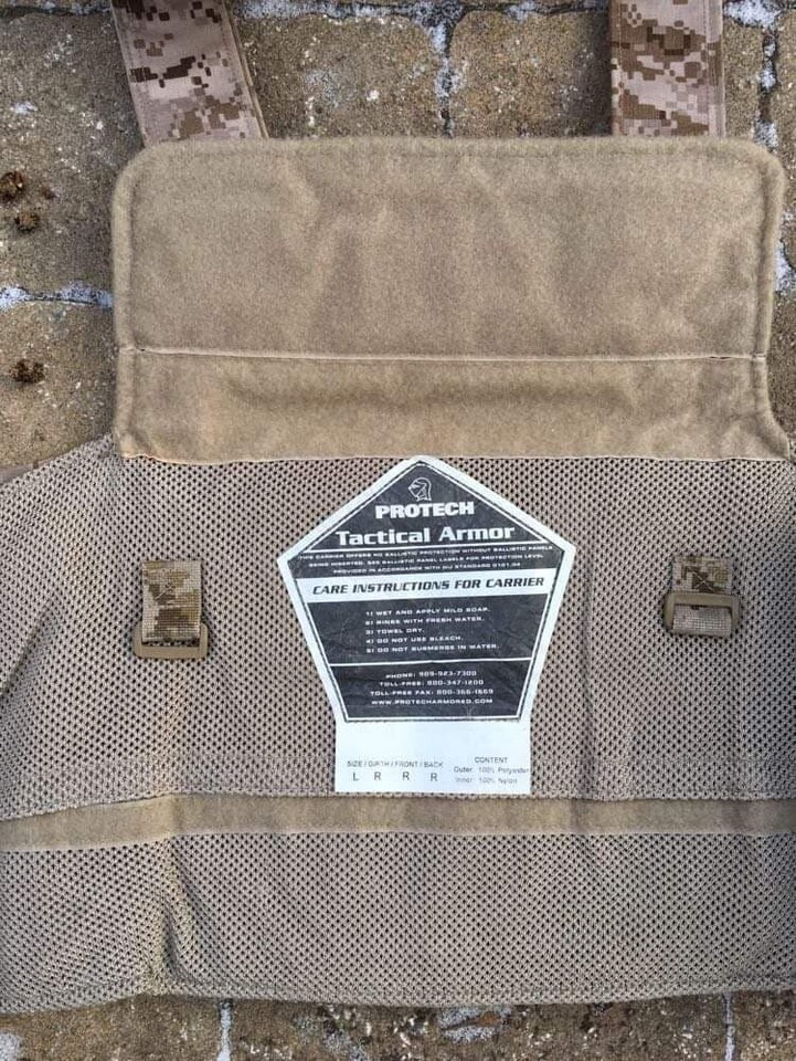 Protech Tactical Plate Carrier Vest AOR1 Navy SEAL DEVGRU NSW NSWDG SOF ...