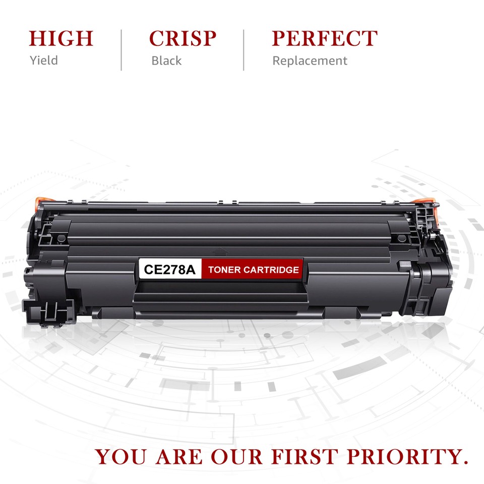 2x CE278A Toner Cartridge For HP LaserJet 78A P1606 P1606dn 1536dnf ...