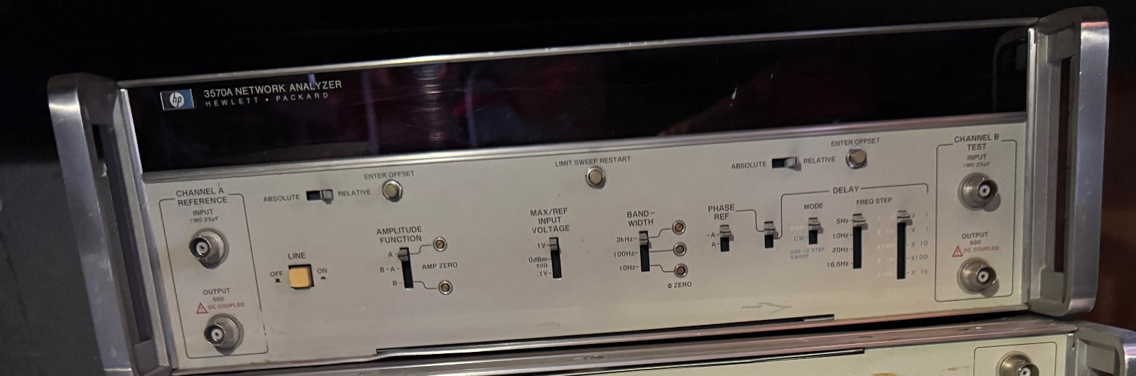 HP Hewlett Packard 3570A Network Analyzer Agilent Made in the USA | eBay