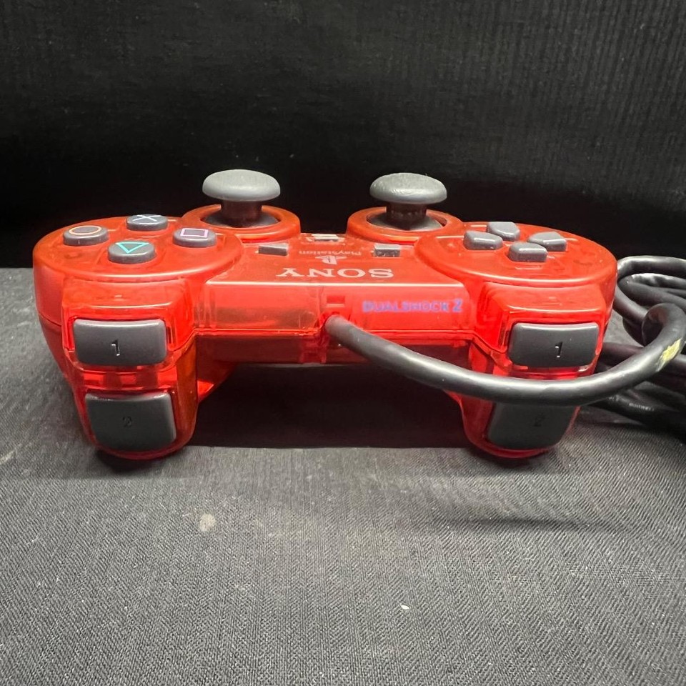 PS2 Dual Shock 2 Controller Crimson Red SONY Playstation 2 DualShock 2 ...