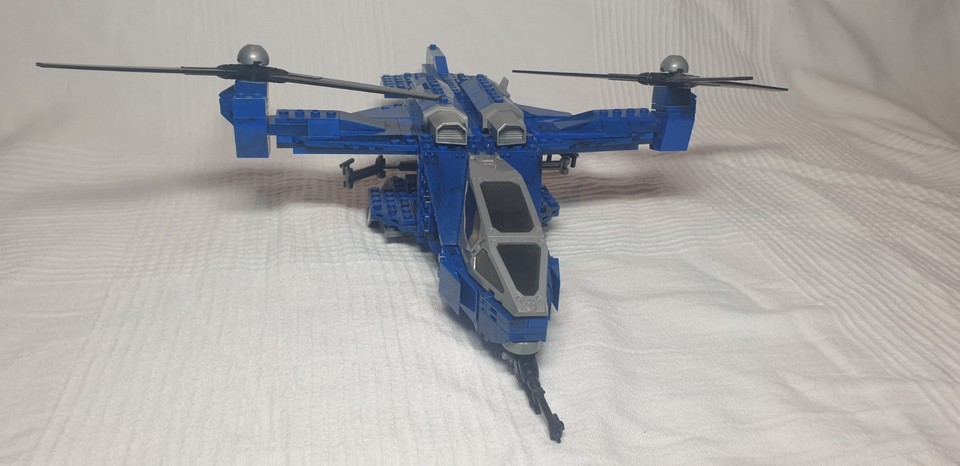 Halo Mega Bloks Blue Series Falcon Set 97204 With Instructions,Figures ...