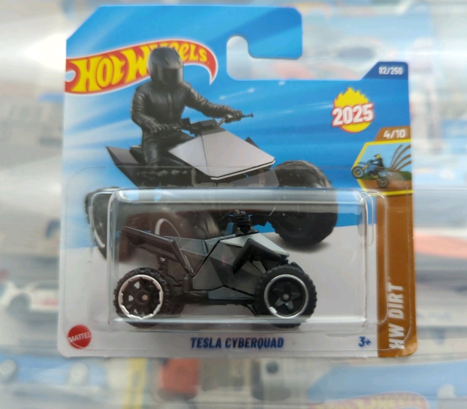 Hot Wheels Collectible Tesla Cyber truck Cuber Quad Bundle New In Box ...