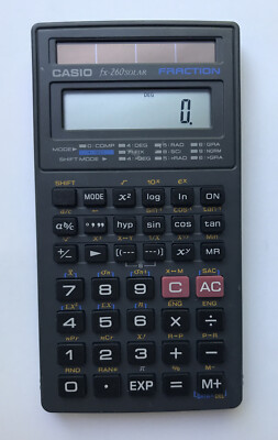 Casio fx-260 Solar Fraction All Purpose Scientific Calculator | eBay ...