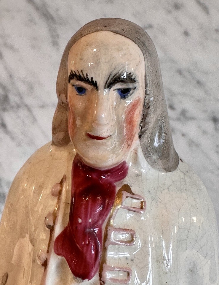 Staffordshire Benjamin Franklin Mold Titled "The Old English Gentleman ...