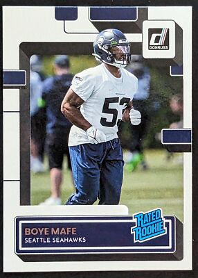 Boye Mafe Seahawks 2022 Donruss Rated Rookie #368 Card | eBay