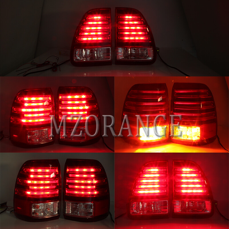 Left+Right Rear Brake Lamps LED Tail Lights For Lexus LX470 1998 1999 ...
