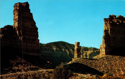 Utah Strawberry Pinnacles Duchesne County River Red Creek Vtg UT ...