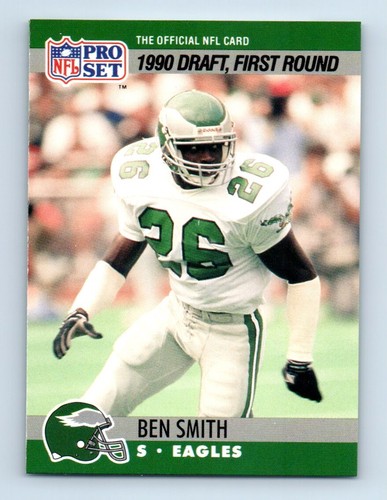 1990 Pro Set Ben Smith Rookie Philadelphia Eagles #690 | eBay