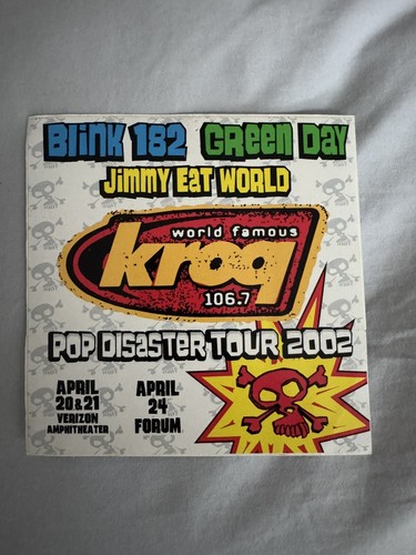 LA KROQ 106.7 2002 Blink 182 Green Day Jimmy Eat World Pop Concert ...