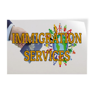 Decal Stickers Immigration Services Advertising Printing Vinyl Store ...