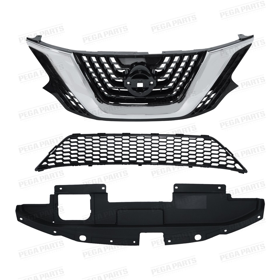 For 2015-2018 Nissan Murano Bumper Grille Trim Molding Fog Lights ...