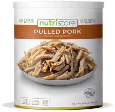 Nutristore Freeze Dried Pulled Pork Pre-Cooked Shelf 18.5oz | eBay