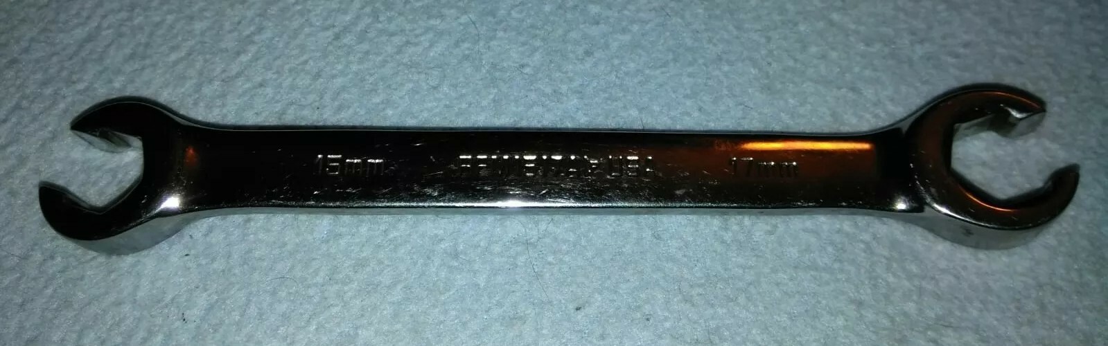 Matco Tools 15MM 17MM Double Ended 6Pt Flare Nut Line Wrench RFM1517a ...