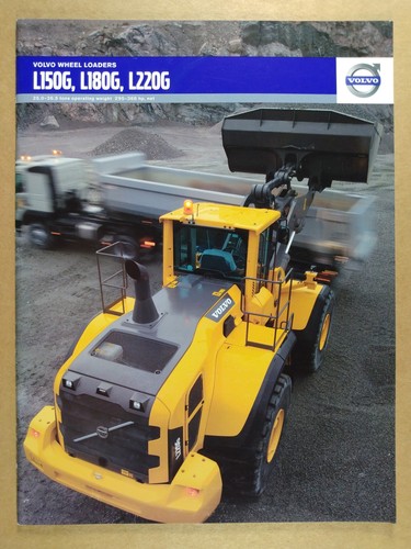 Volvo L150G L180G L220G Wheel Loaders 2011 Brochure | eBay
