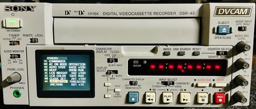 SONY DSR-45 DVCAM MiniDV Digital Videocassette Recorder | eBay