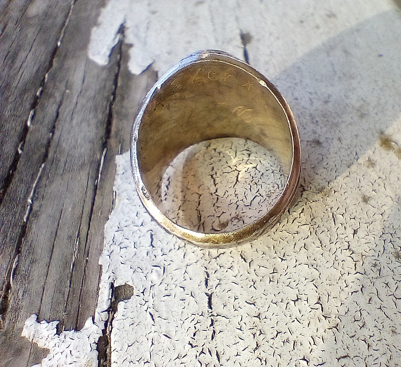 United States Navy Pride Sterling Silver ring blue stone USN size 9 1/2 ...