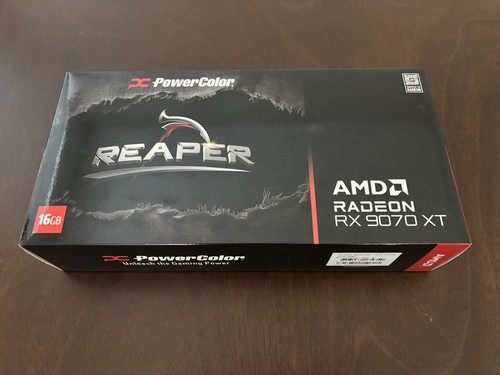 PowerColor AMD Radeon RX 9070 XT Reaper 16GB GDDR6 PCIe 5.0 Graphics ...
