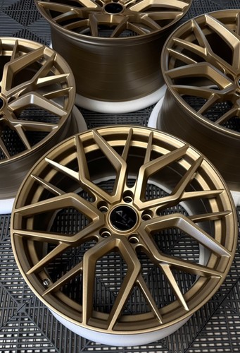 19" 20" ALT Velocity Rotary Forged Gloss Gold wheels rim for C8 ...