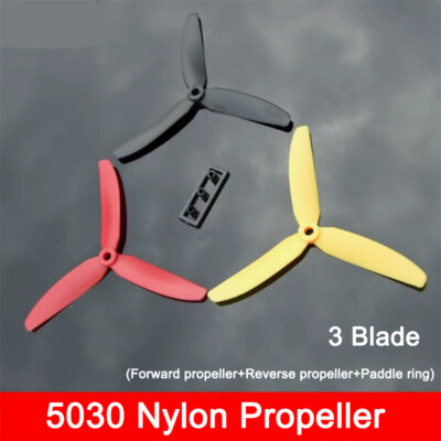5030 Nylon Plastic Propeller Props 3 Blade For RC Model FPV Aircraft ...