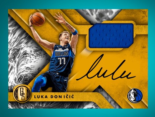 Luka Doncic Rookie Autograph Jersey 2018 Select Basketball Panini Dunk ...