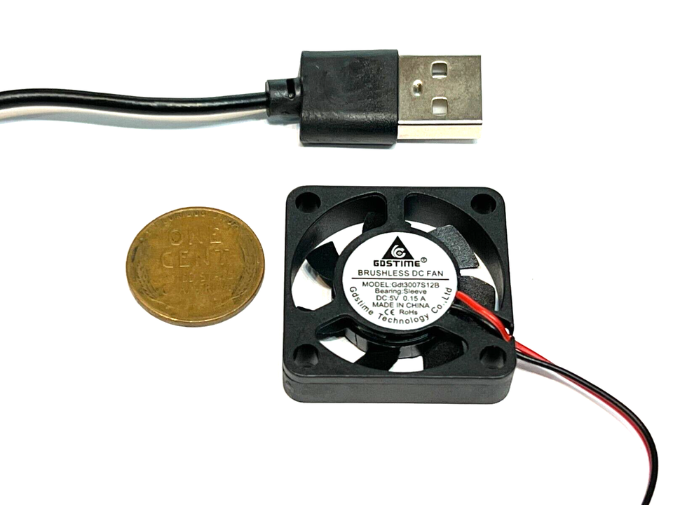 axial fan USB Connector 3007 DC 5V 30x30x7mm 30mm 3CM Small box | eBay UK