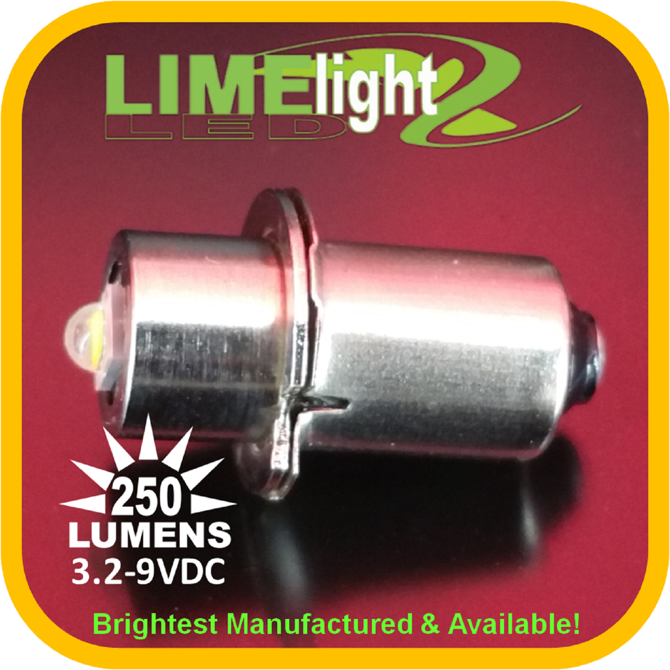 LED UPGRADE DOLPHIN MAGLITE 3.2-9V 3W BULB GLOBE FLASHLIGHT TORCH ...