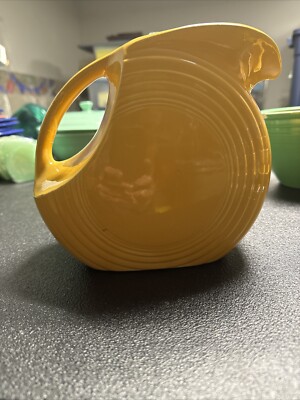 Fiestaware Yellow Vintage Pitcher 1979 | eBay