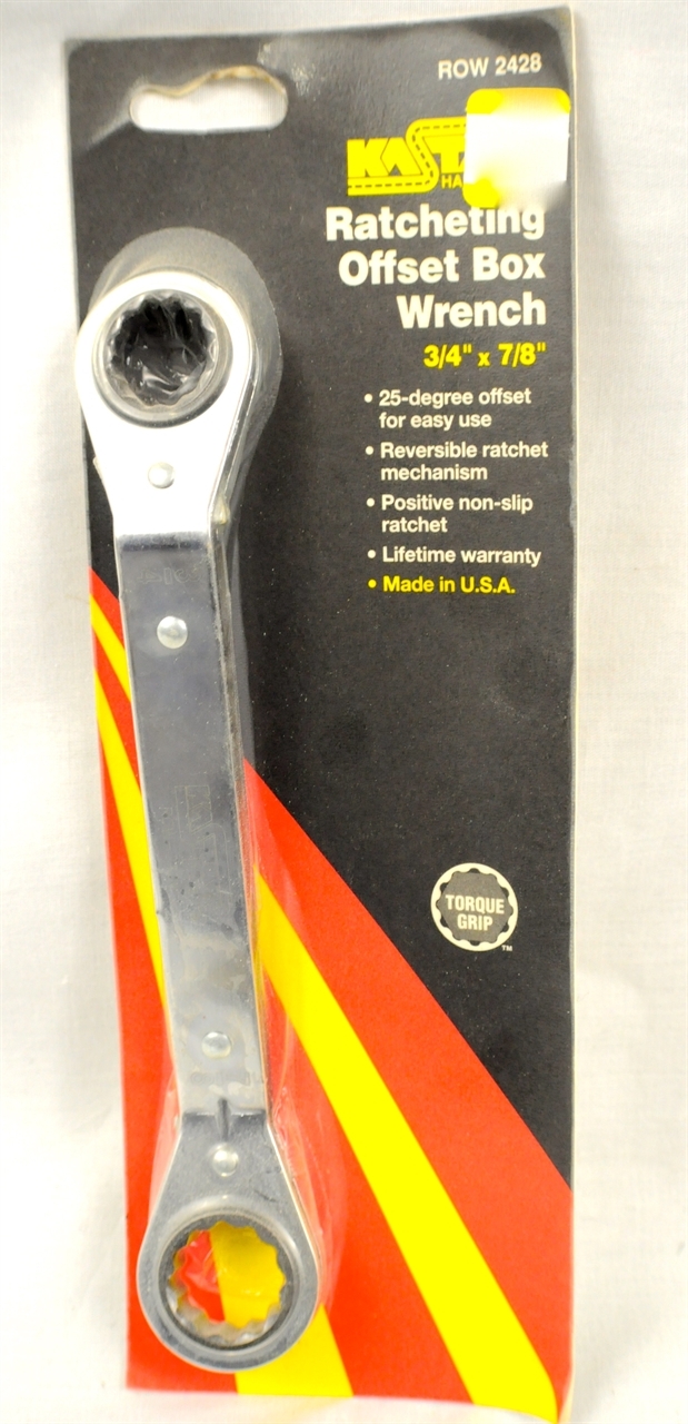 Vintage KASTAR Ratcheting Offset Box Wrench | eBay