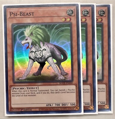 3x Psi-Beast 1st Edition Super Rare MAZE-EN040 Yu-Gi-Oh! | eBay