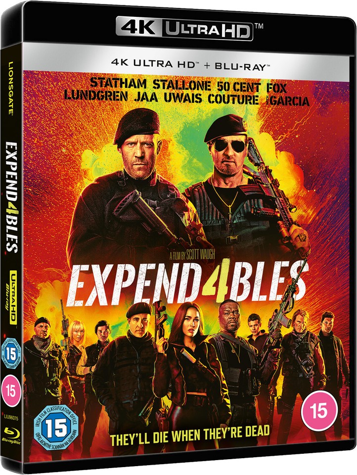 Expend4bles (Expendables 4) (4K UHD Blu-ray) Randy Couture Tony Jaa (UK ...