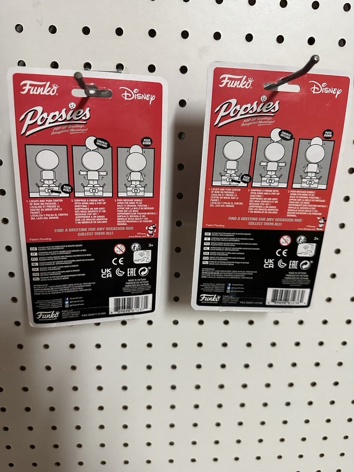 Funko Popsies: Disney - Valentine's Day Minnie and Mickey Mouse ...