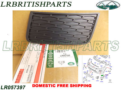 GENUINE LAND ROVER FOG LAMP UPPER BEZEL RANGE ROVER EVOQUE LH OEM NEW ...