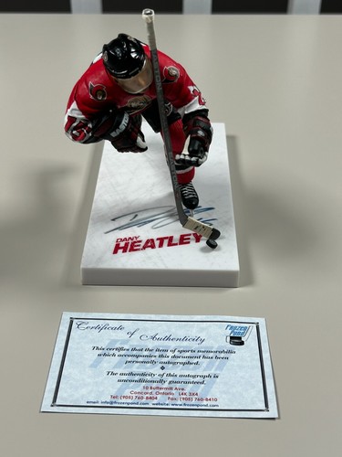 Dany Heatley Signed NHL Series 13 McFarlane Frozen Pond COA Ottawa ...