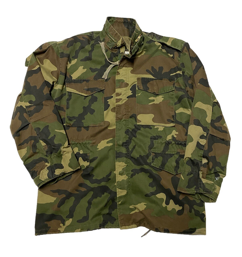 Vintage Duck Bay Canvas Field Jacket Mens Medium Camouflage Hunting ...