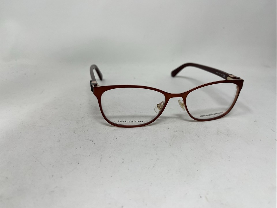 KATE SPADE NEW YORK JONAE LHF 51-16-140 BURGUNDY FLEX HINGE EYEGLASSES ...
