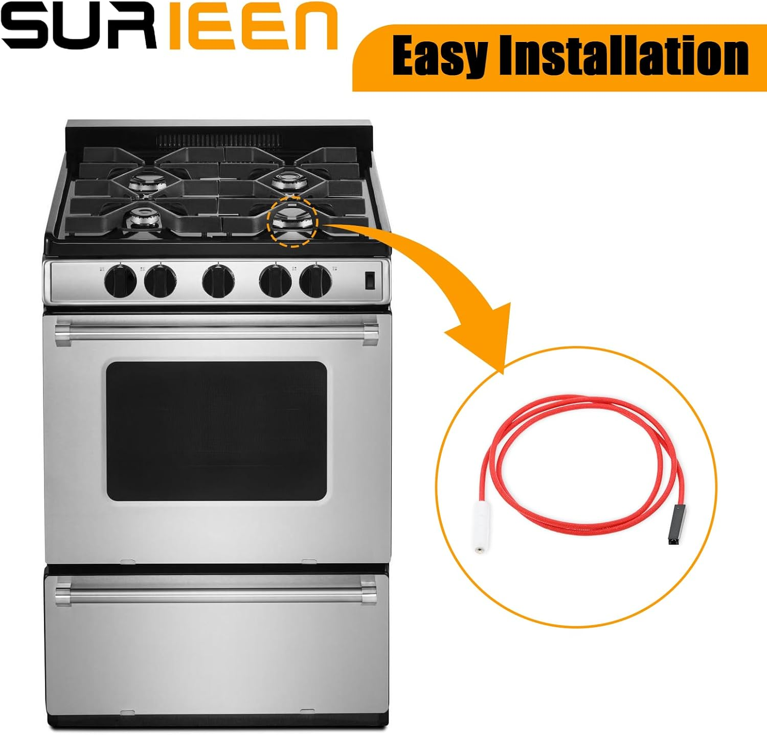 2PCS W10209656 W10112313 Gas Range Surface Burner Igniter Spark ...