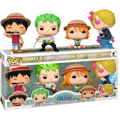 [DISPO A CONFIRMER] Coffret 4 figurines POP One Piece Exclusive | eBay