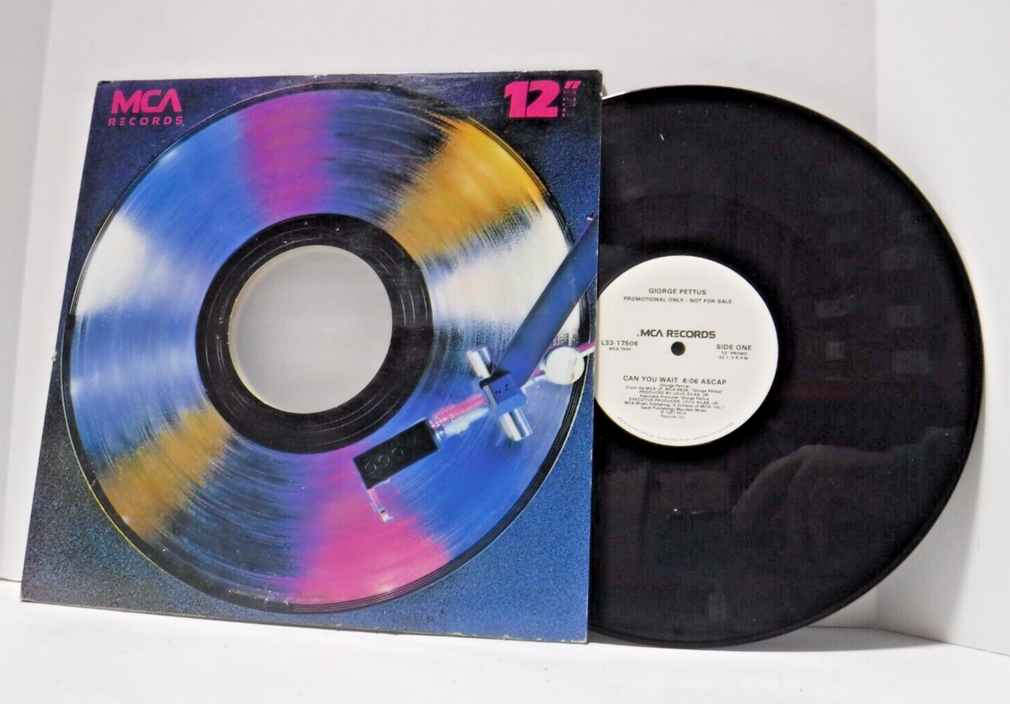 Giorge Pettus Can You Wait 33RPM 12" Single Promo Vinyl VG 081023ASR | eBay