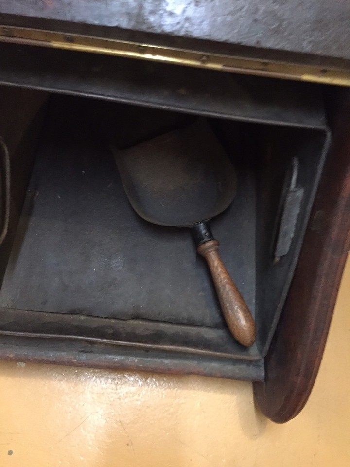 Antique Fireplace Accessory - Log/Ash Storage | eBay