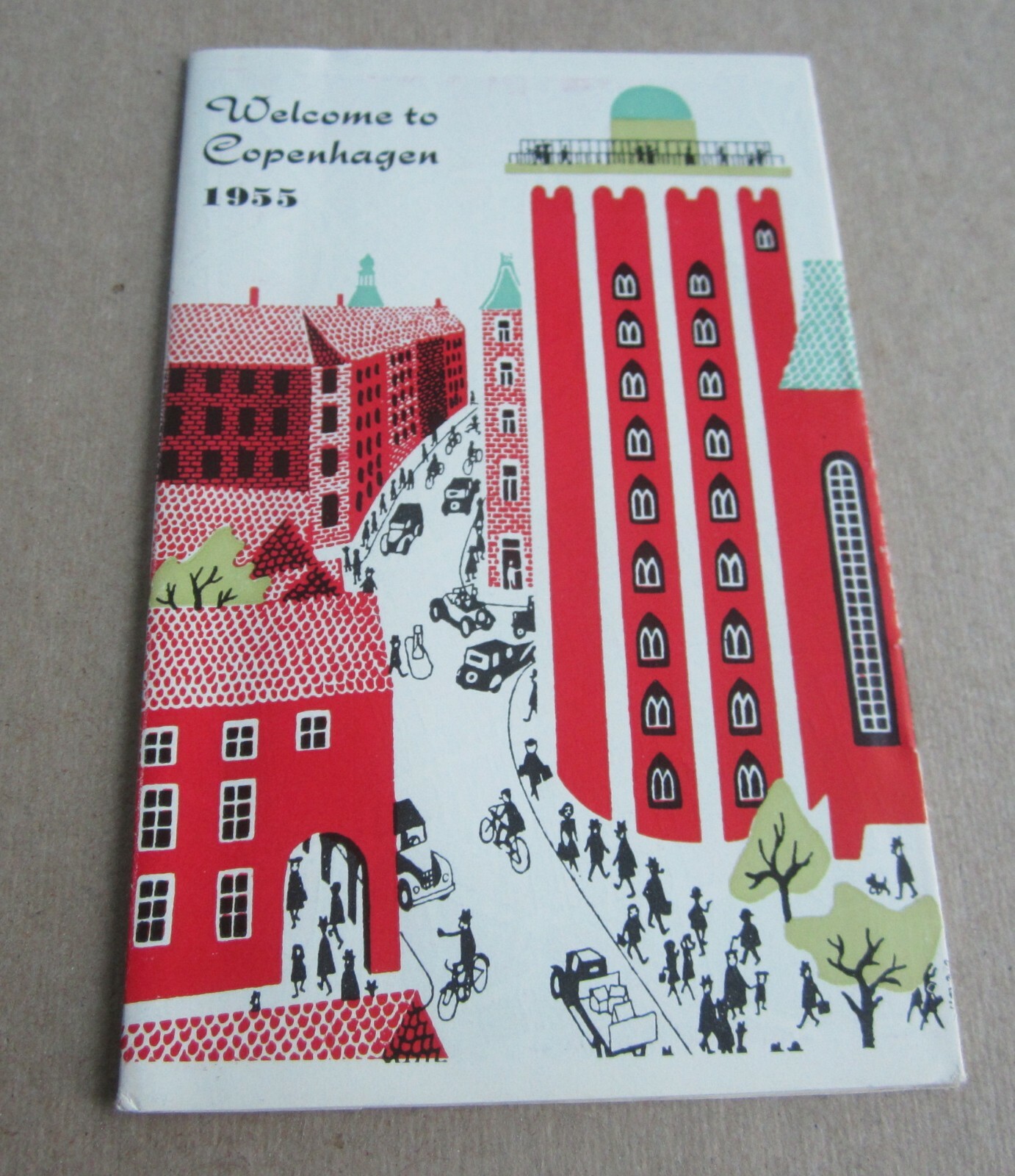 Old Vintage 1955 - WELCOME TO COPENHAGEN - Travel Brochure - DENMARK | eBay