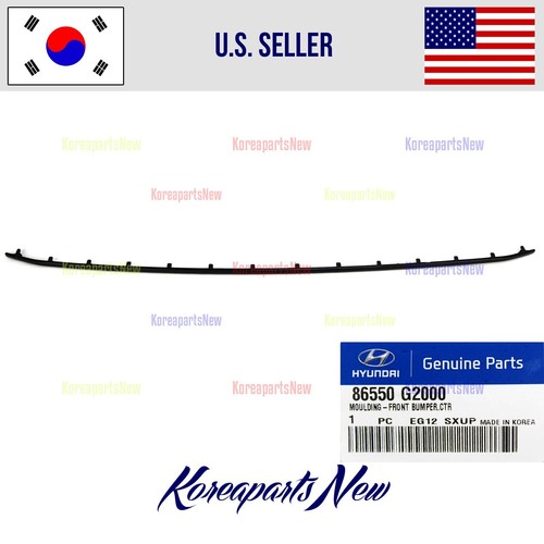 FRONT Bumper Lower Molding Center 86550G2000 ⭐OEM⭐ Hyundai Ioniq 2017 ...