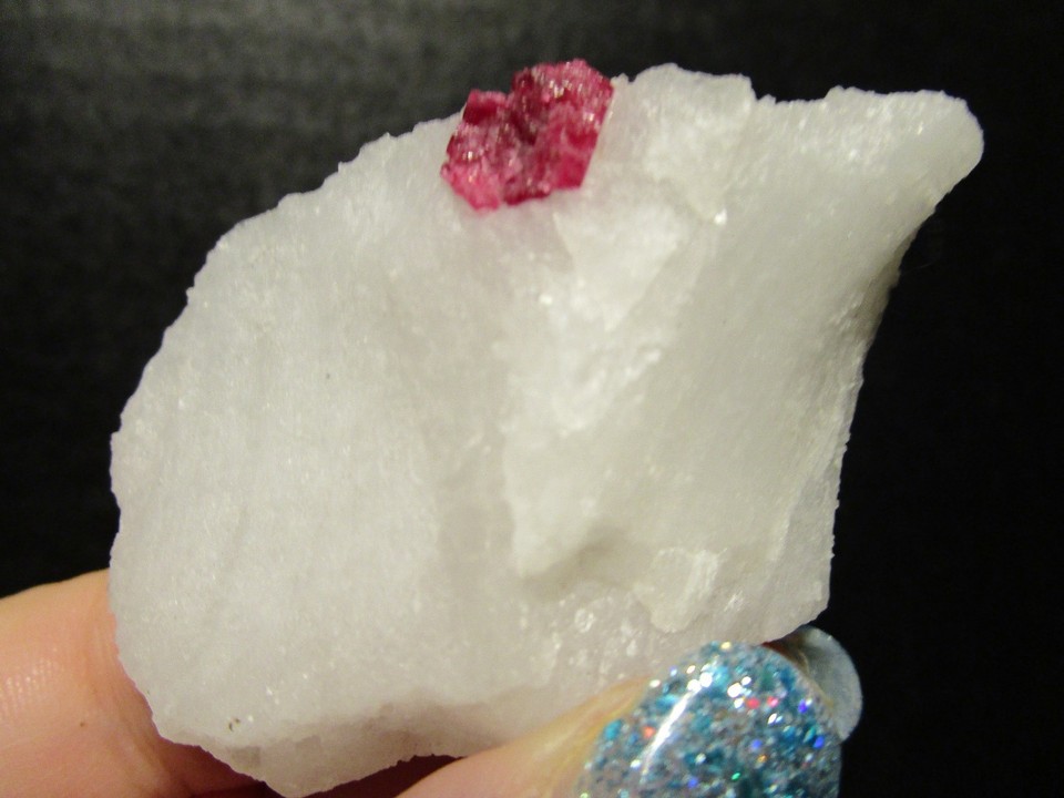 Spinel Crystal in Metamorphic Marble Matrix | eBay