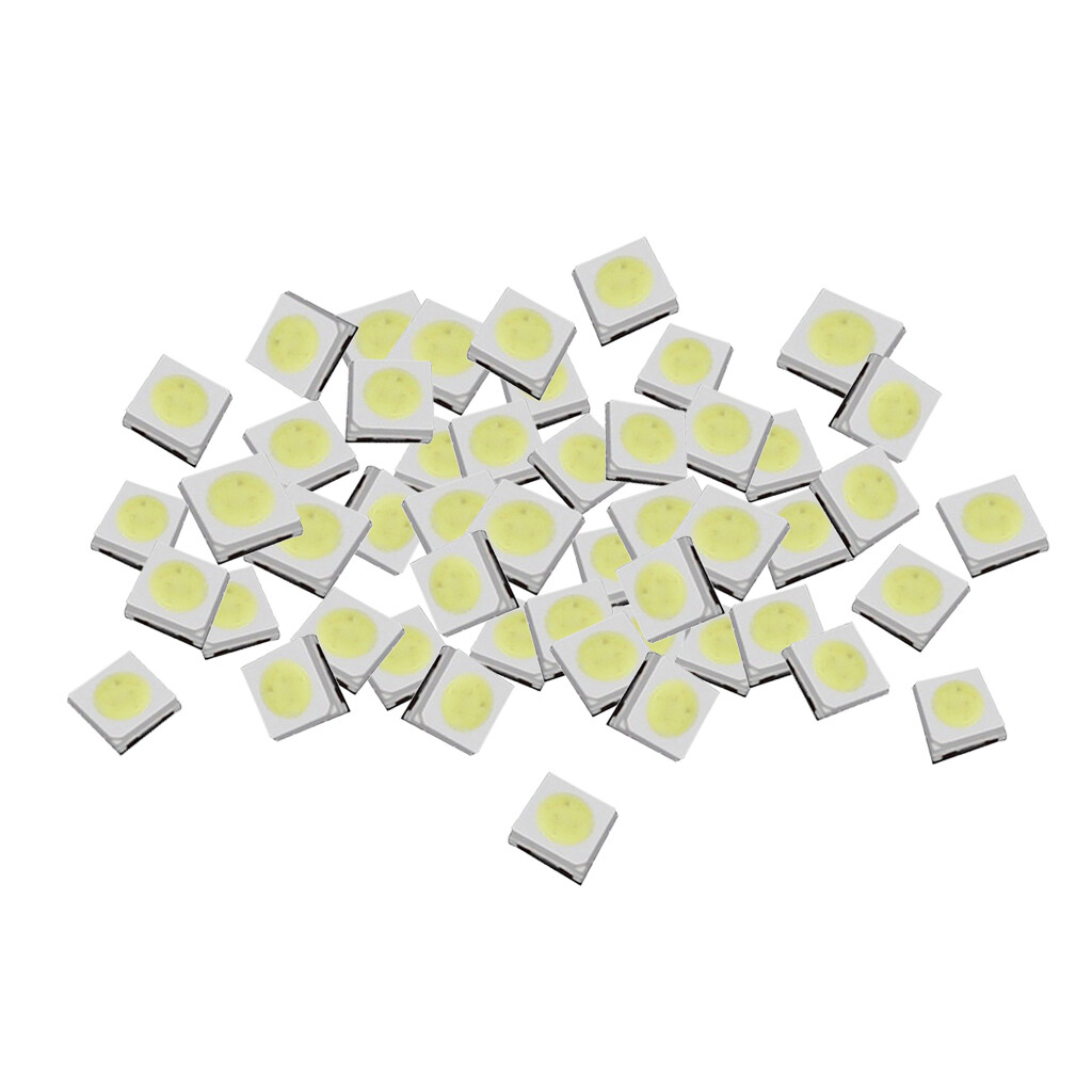 50x LED diodes Square light emitting diodes, 1W, 3V 3535 SMD LED chip ...