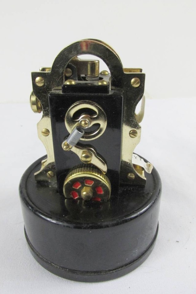 VINTAGE EDISON STOCK EXCHANGE TICKER TAPE MACHINE LIGHTER IN WORKING ...