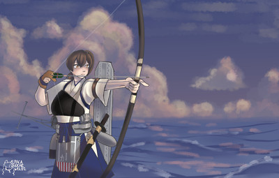 Anime Girls Kantai Collection Kaga KanColle Long Gaming Mat Desk 27993 ...