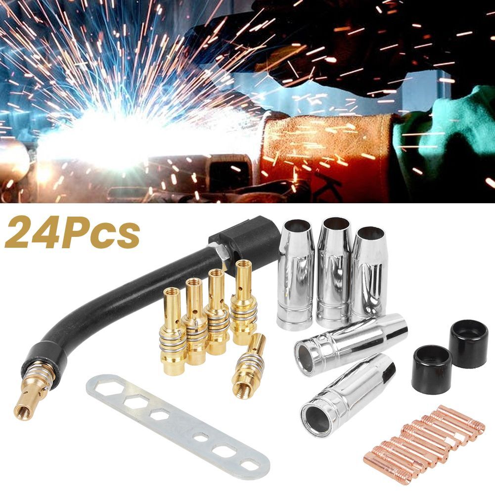24 Stück Verschleißteile Set Passend MIG/MAG MB15 15AK MB150 ...