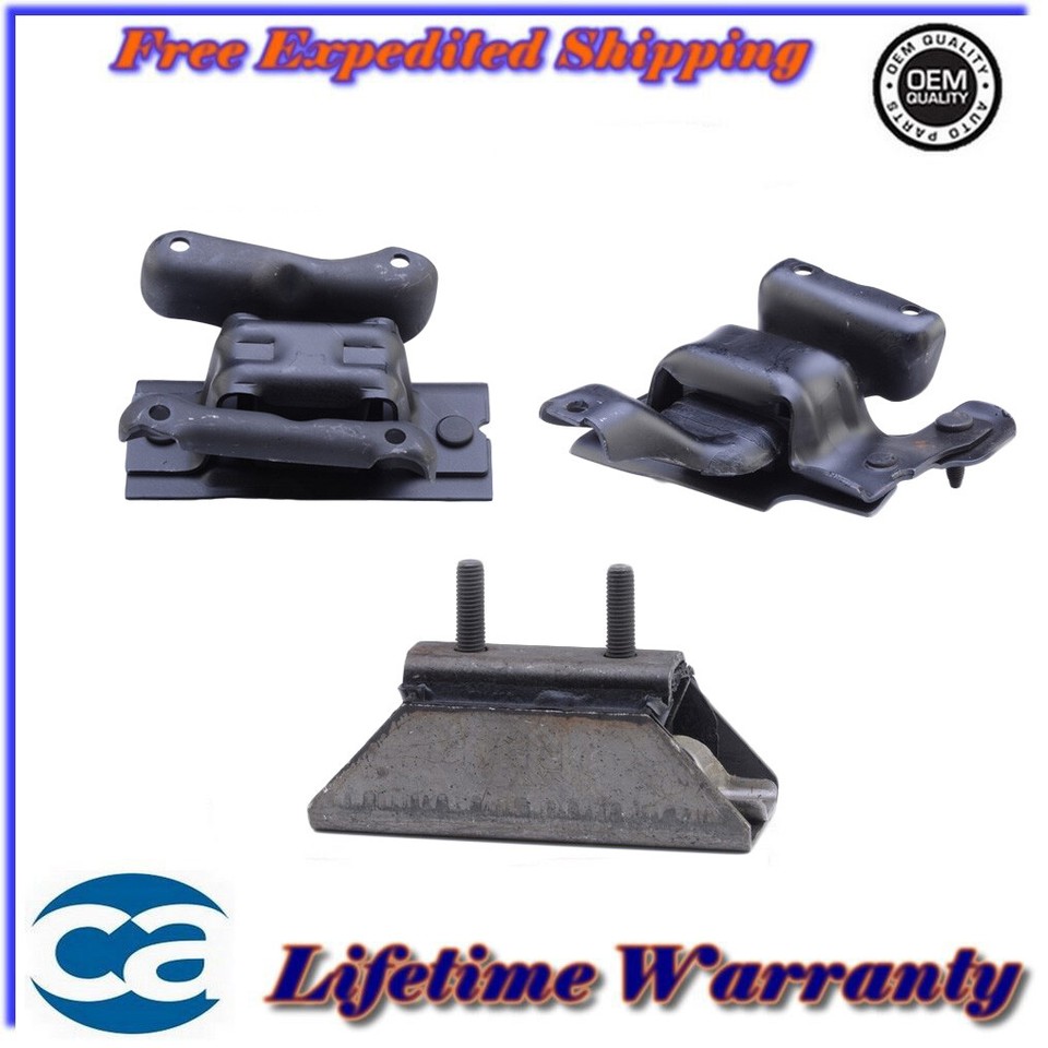Engine Mounts & Transmission Mount 3PCS For Ford F-250 Super Duty 04-99 ...