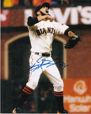 SERGIO ROMO SAN FRANCISCO GIANTS ACTION SIGNED 8x10 | eBay