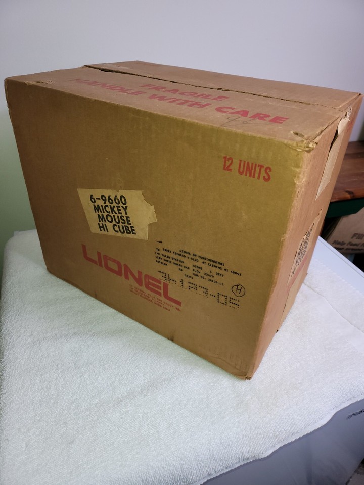 LIONEL DISNEY 1977, 1978 MICKEY MOUSE EXPRESS 12-PIECE TRAIN SET NEW ...