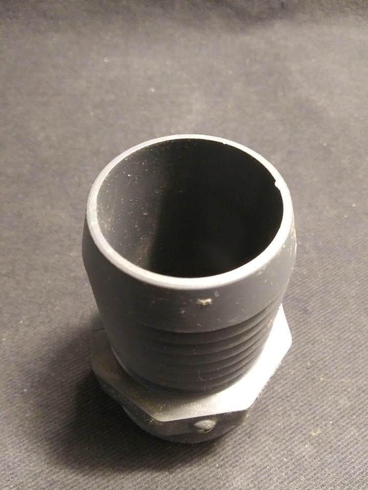 LASCO 1 1/2” PVC I Threaded Slip Male Adapter Fitting SCH-80 D2609 1 ...